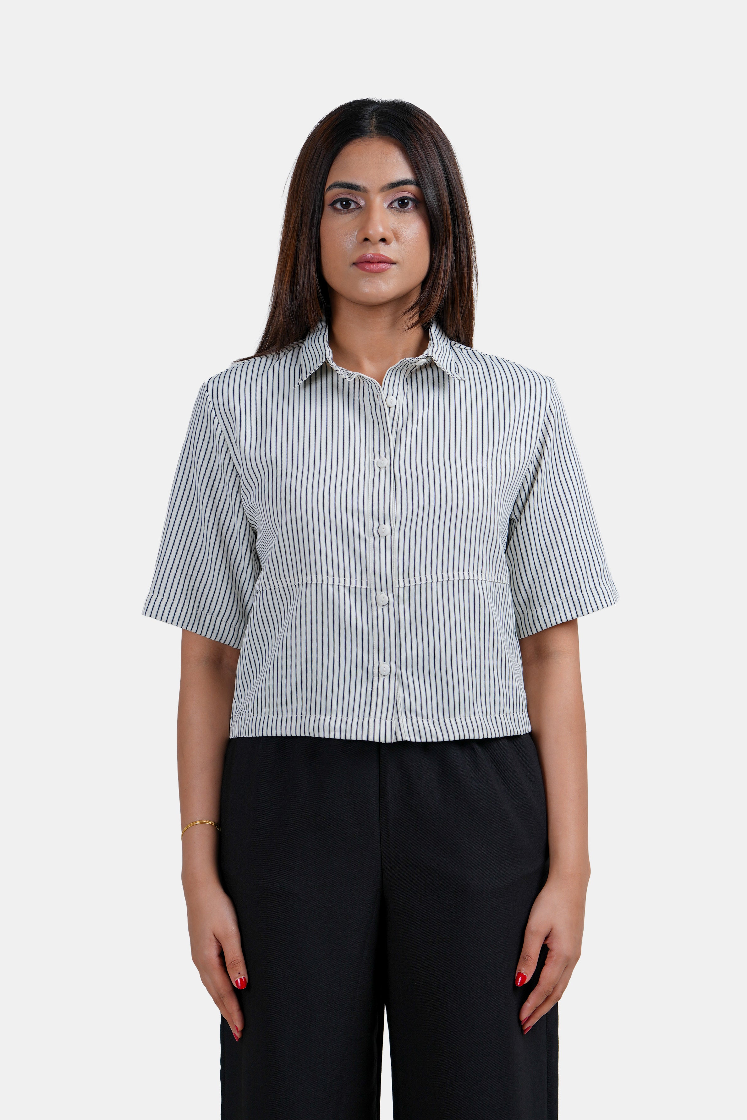 Modano Women's Crop Shirt - Casual Wear – Cool Planet Online