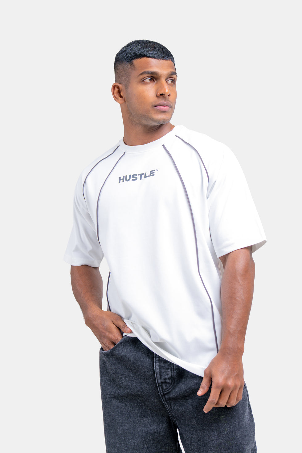 Hustle Men's Crew Neck T-Shirt - Everyday Casual – Cool Planet Online